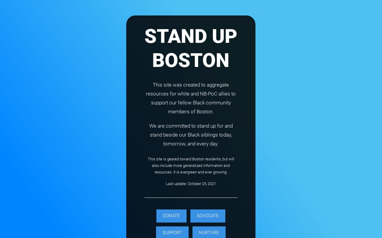 Stand Up Boston